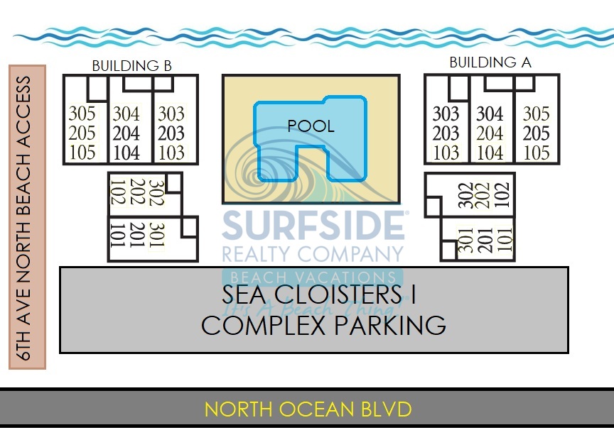 Sea Cloisters I Vacation Rentals Surfside Beach - Surfside Realty